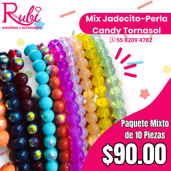 Mix Jadecito-Perla Candy Tornasol – Accesorios Rubi