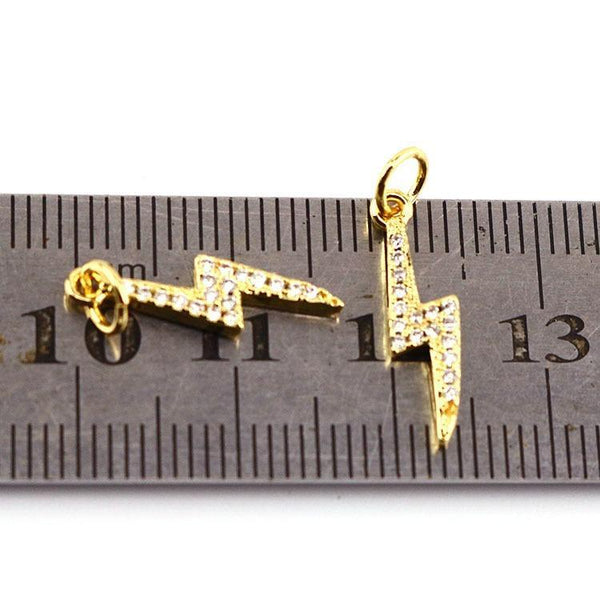 Dije Rayo Micropave Chapa 18K – Accesorios Rubi