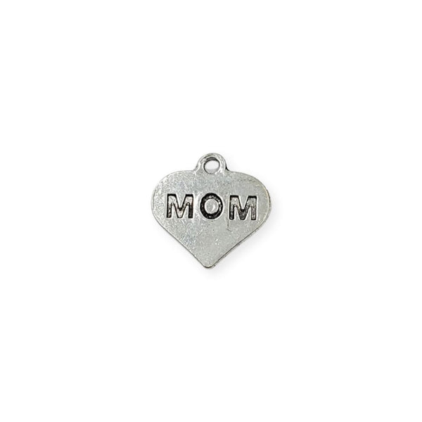 Dije Corazón MOM de Metal – Accesorios Rubi