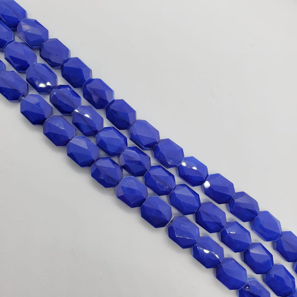 Cristal Octágono Azul Rey Mate – Accesorios Rubi